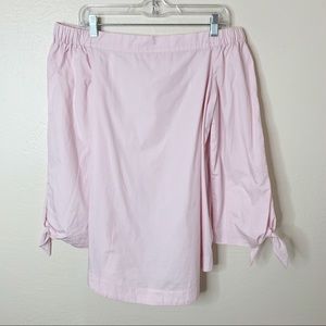 Free People | Tops | Free People Show Me Some Shoulder Tunic Pink Sp ...